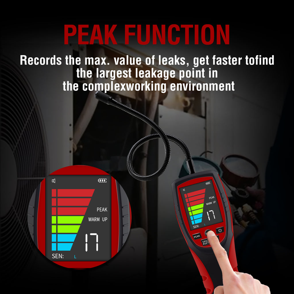 Refrigerant Leak Detector for Air Source Heat Pumps, ALD-200 PRO ASHP ...